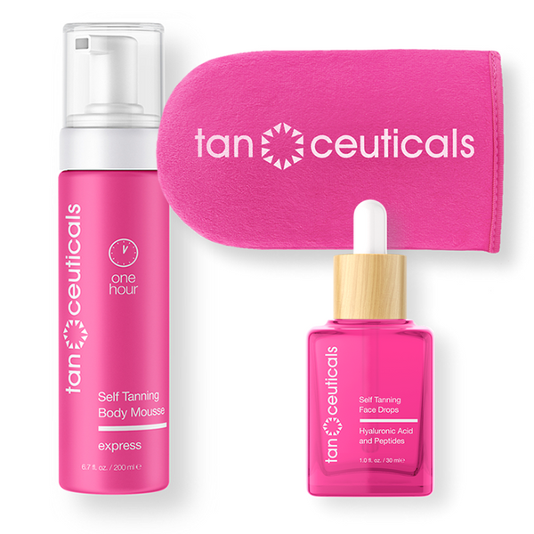 Tanceuticals Express Mousse + Face Drops Kit